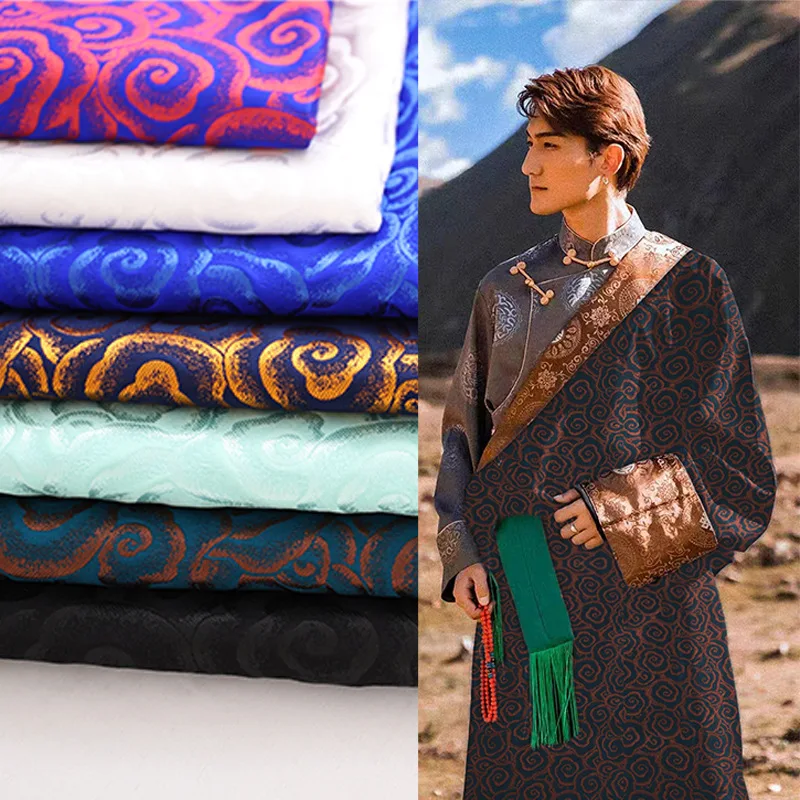 50-75cm-Brocade-Satin-Silk-Fabric-Hanfu-Cheongsam-Sewing-Materials-DIY ...