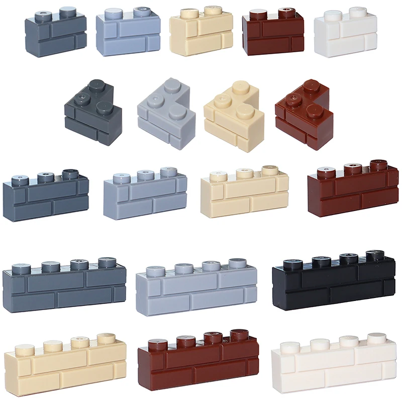DIY Building Blocks Figures City MOC Thick Wall Bricks Educational ...