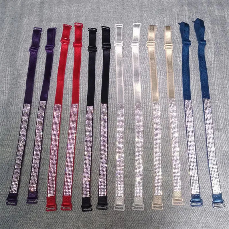 New-Women-All-Match-Fashion-Rhinestone-Shoulder-Strap-Off-Shoulder ...