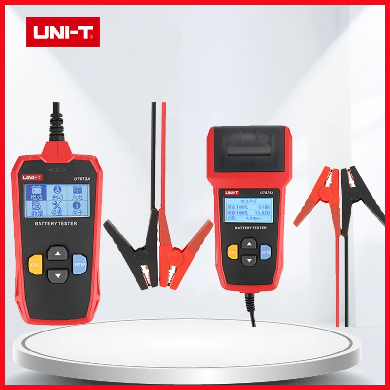 UNI-T-UT673A-Car-Battery-Tester-Charger-Analyzer-12V-24V-Voltage-Test ...