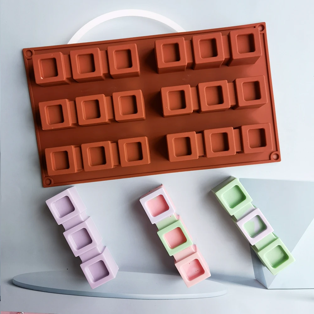 6-Holes-Square-Silicone-Cake-Mould-Chocolate-Bar-Truffles-Mold-Jelly ...