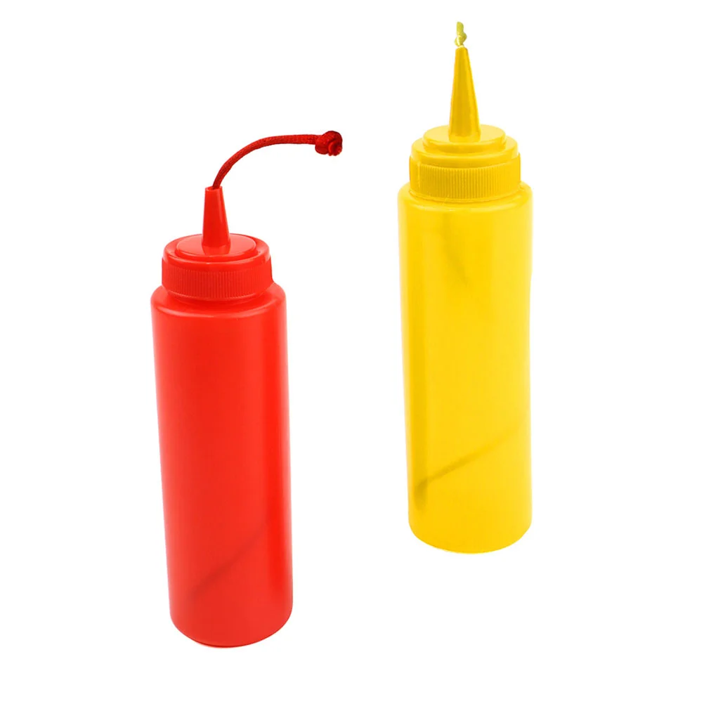 Ketchup And Mustard Bottles