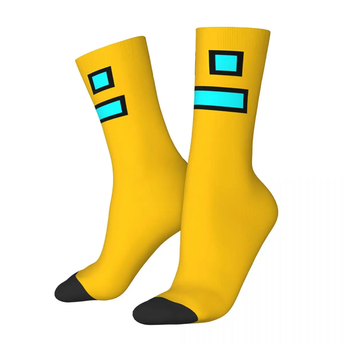 Funny-Happy-Men-s-compression-Socks-Yellow-Geometry-Vintage-Harajuku ...