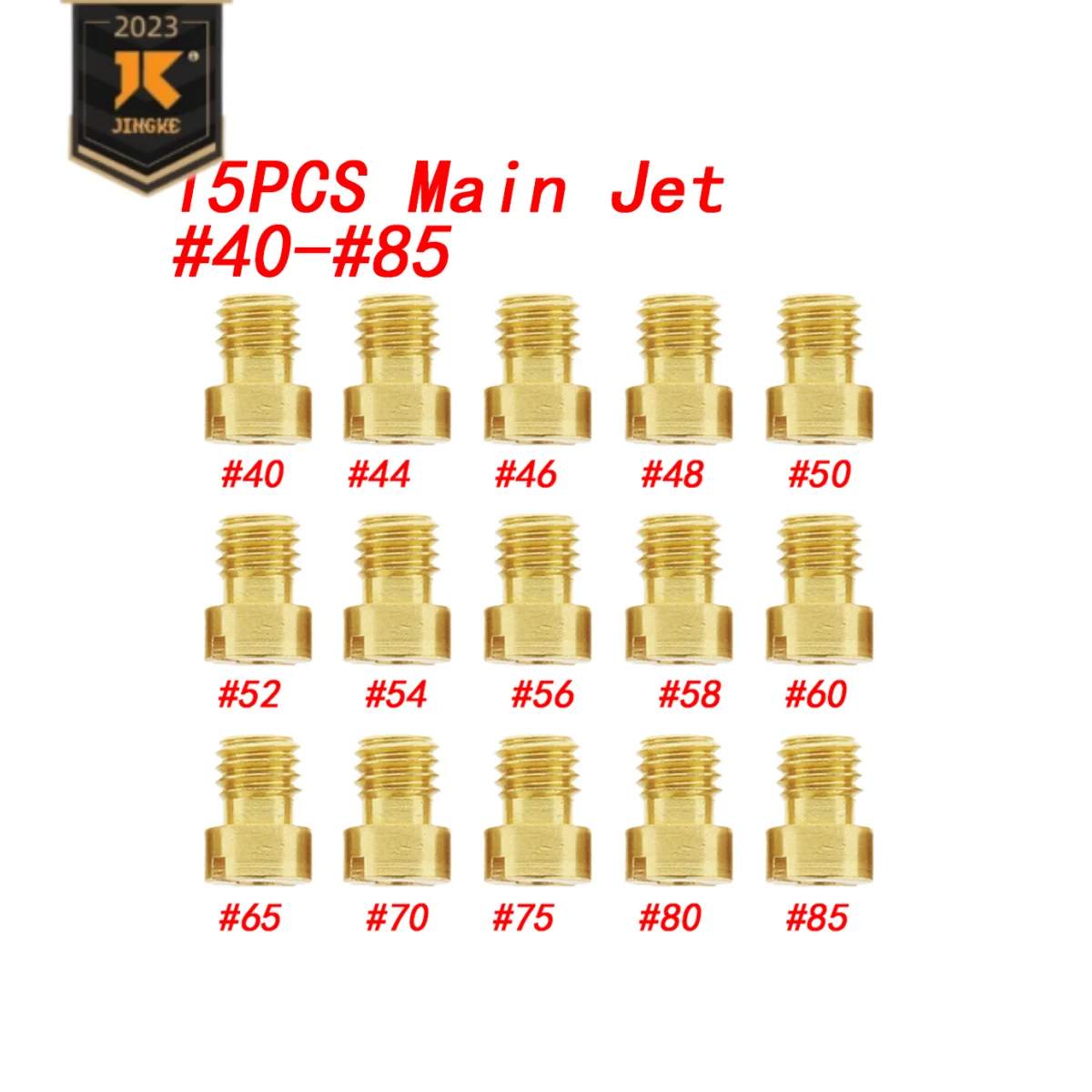 15PCS PWK PE CVK #40-#85 M5 Main Jet carburetor nozzle main measuring ...