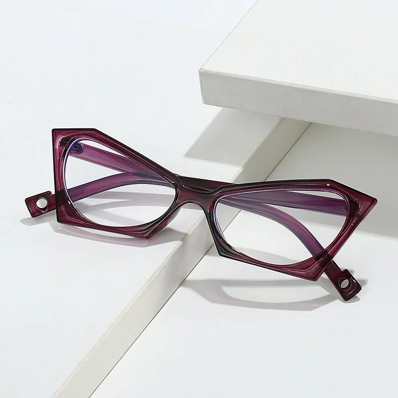 Polygon Shape Eyeglasses Frames European American Style Glasses Frame ...