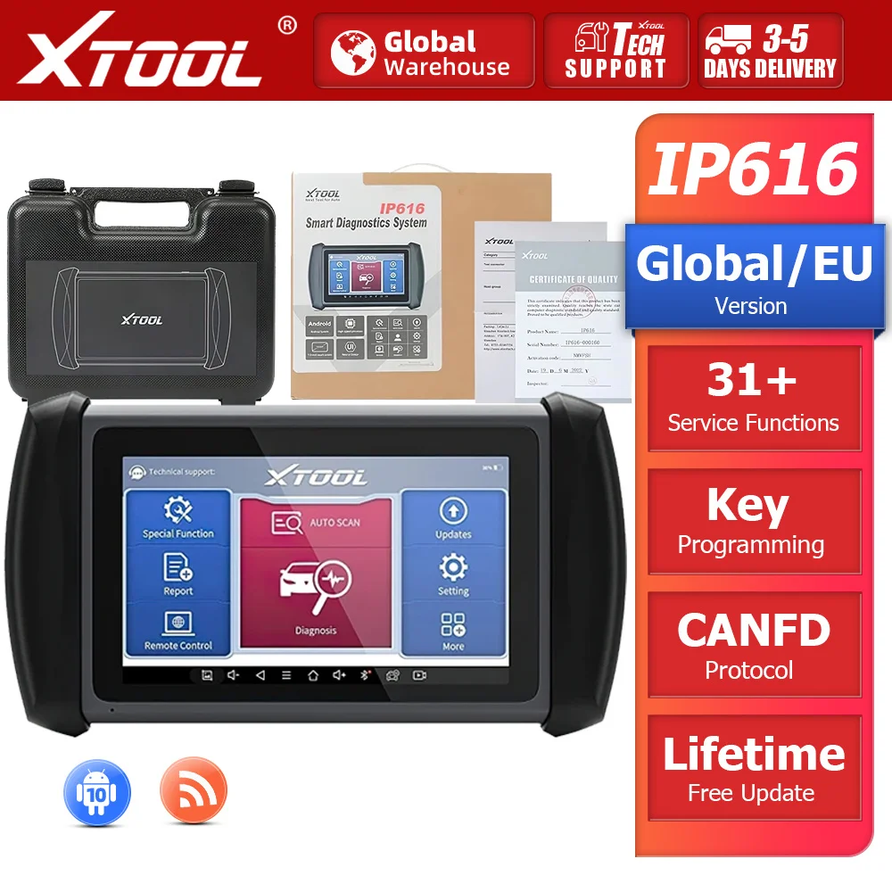 XTOOL-InPlus-IP616-Car-Diagnostic-Tool-ABS-Bleeding-SRS-DPF-TPMS-Reset ...
