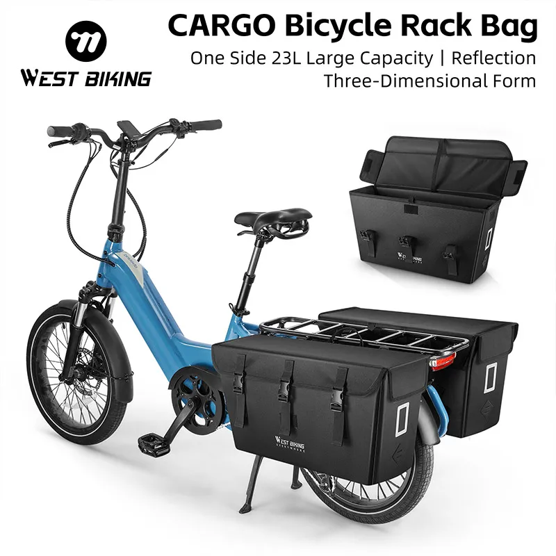 WEST-BIKING-Bike-Rack-Cargo-Bag-Trunk-Pack-Large-Capacity-Bicycle-Rear ...