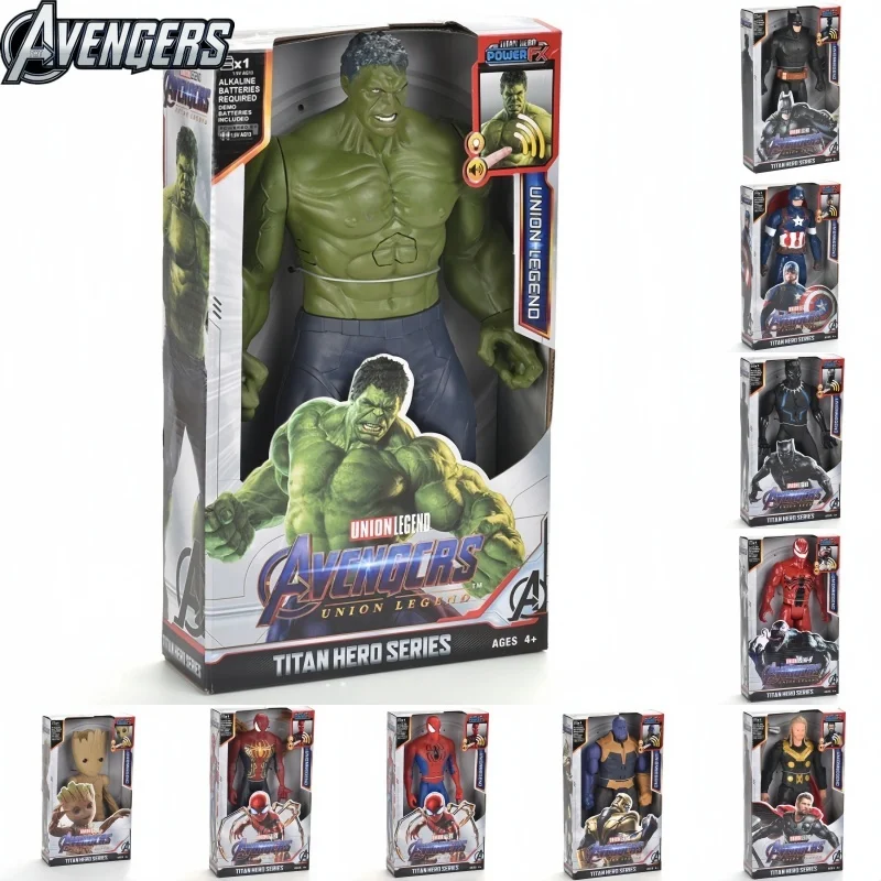 30cm-Marvel-Avengers-Toy-Thanos-Hulk-Spiderman-Iron-Man-Captain-America ...