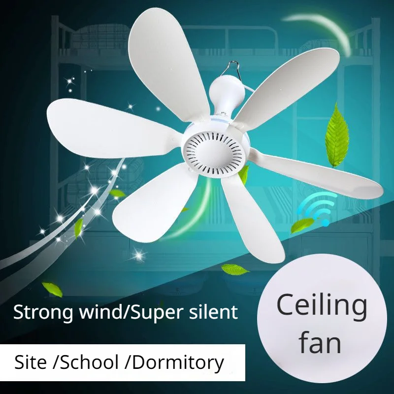 Silent-6-Leaves-Powered-Ceiling-Canopy-Fan-with-Remote-Control-Timing ...