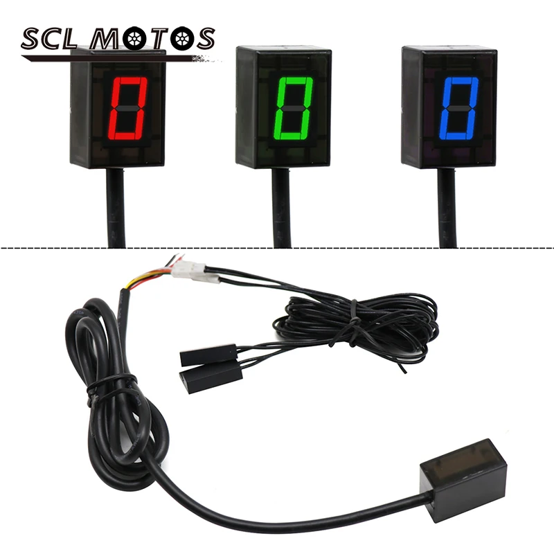 SCL-MOTOS-6-Speed-Universal-Motorcycle-Motorbike-Digital-Gear-Indicator ...