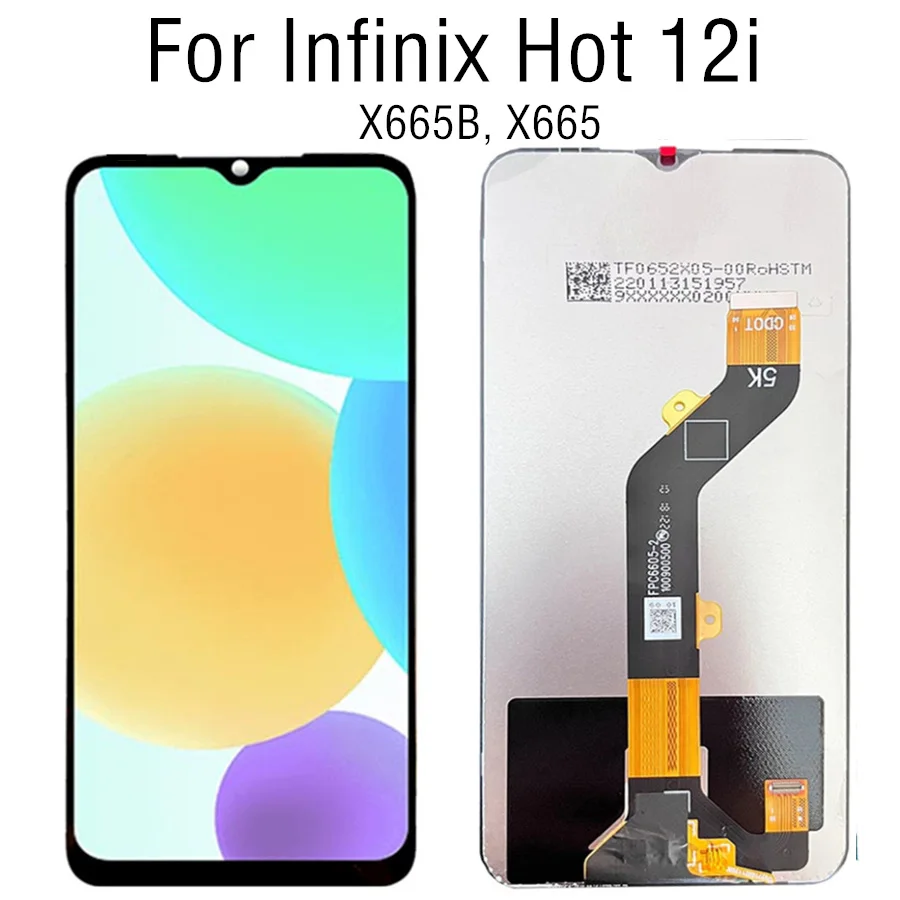 For-Infinix-Infinix-Hot-12i-LCD-Touch-Display-Digitizer-Assembly-Screen ...