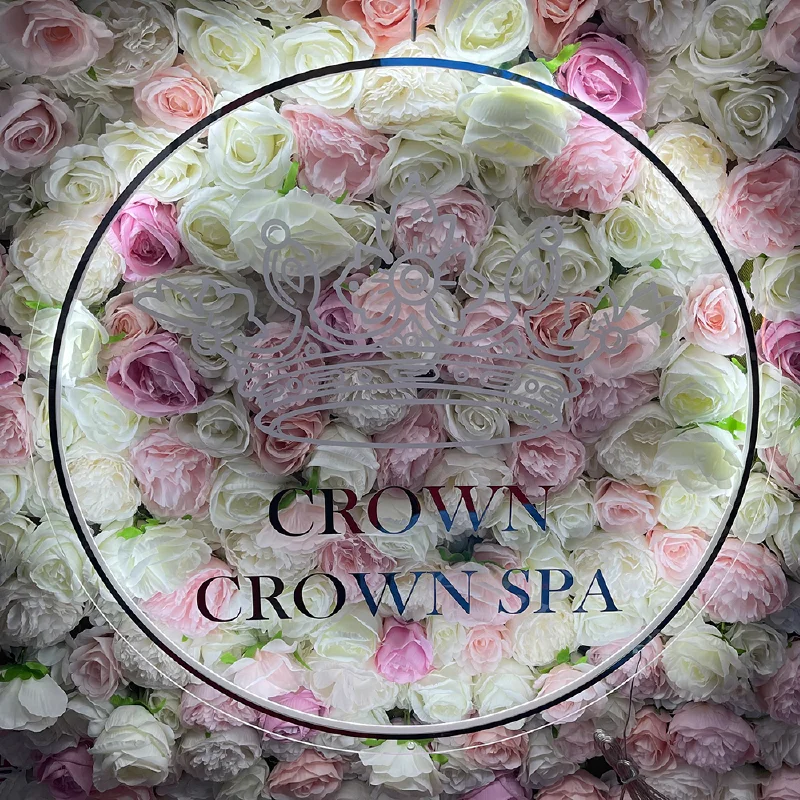 Custom Business Logo Name Sign 3D Acrylic Signs LED Neon Lights Outdoor ...