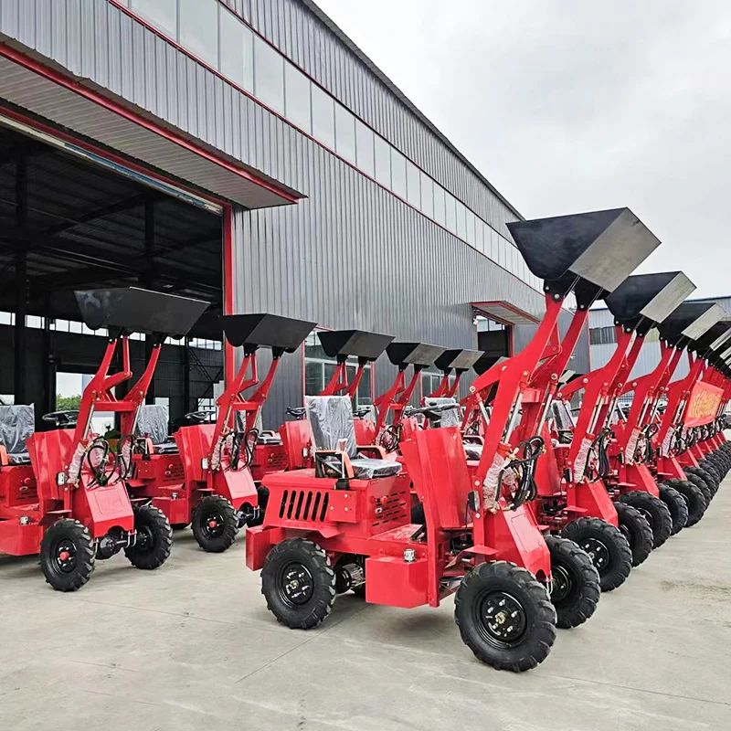 Mini-Radlader-Telescopic-400kg-Electric-Front-Loader-4x4-Wheel-Loader ...