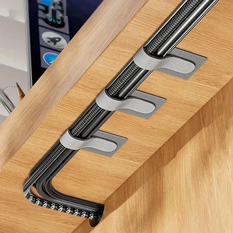 10pcs-Cable-Tie-Data-Cable-Organizer-Desktop-Cable-Manager-Computer ...