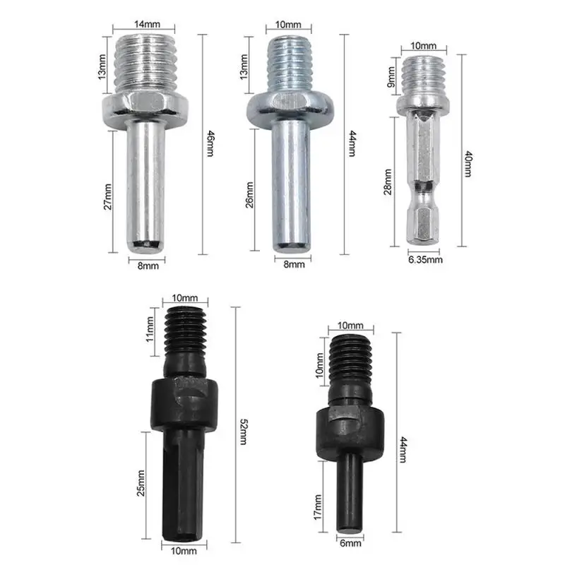 10/14mm 1/4 Hexagon Connecting Rod Adapter Drill Chuck M10 M14 ...