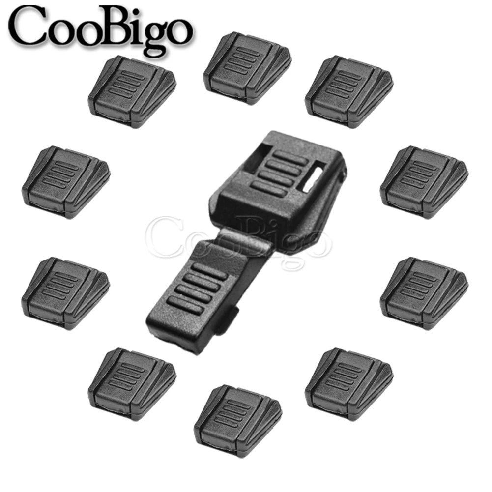 50pcs-Plastic-Zipper-Pull-Cord-Lock-End-Paracord-Clips-Plastic-Tether ...