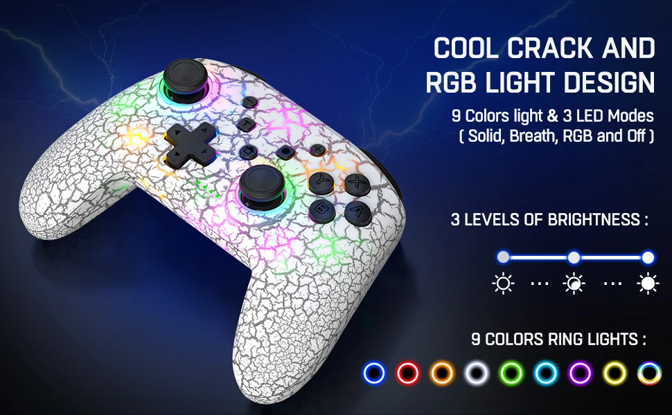 Pro RGB Nintendo Switch OLED Controller - Enjouet