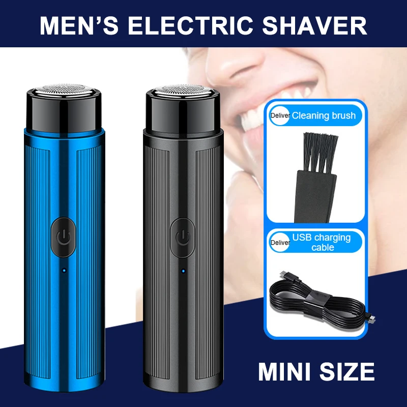 Mini-Men-s-Electric-Shaver-For-Travel-Home-USB-Charging-Portable ...