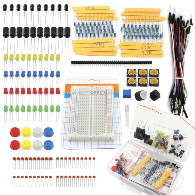 DIY Project Starter Kit para Arduino UNO R3, Conjunto de Componentes ...
