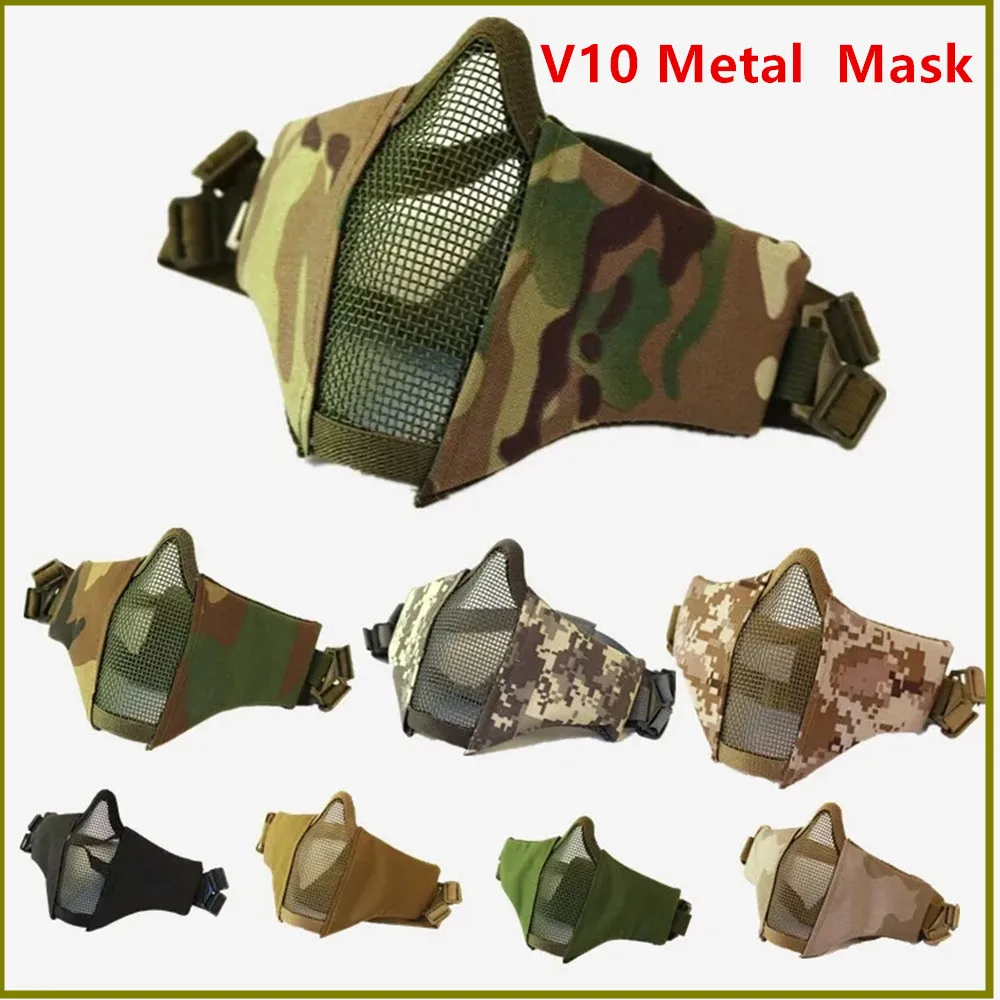 Adjustable-Military-Tactical-Protective-Mesh-Half-Face-Mask-Tactical ...