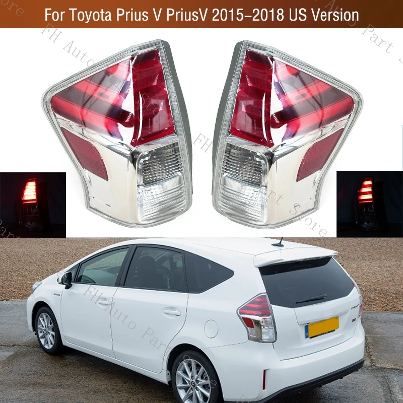 Taillamp-Taillight-For-Toyota-Prius-V-PriusV-2015-2018-US-Version-Car ...