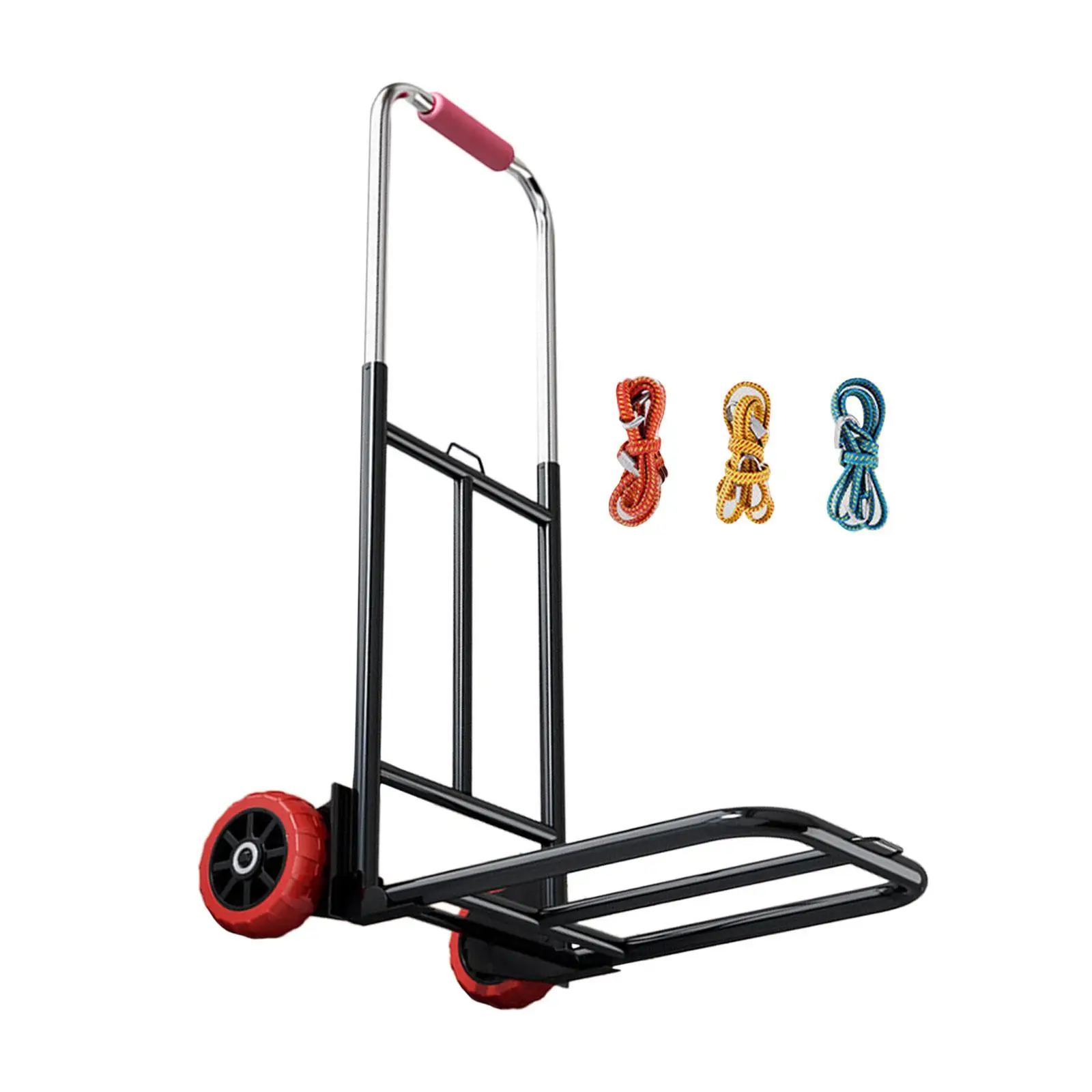 Luggage-Trolley-Cart-Multi-Purpose-with-3-Elastic-Ropes-Adjustable ...