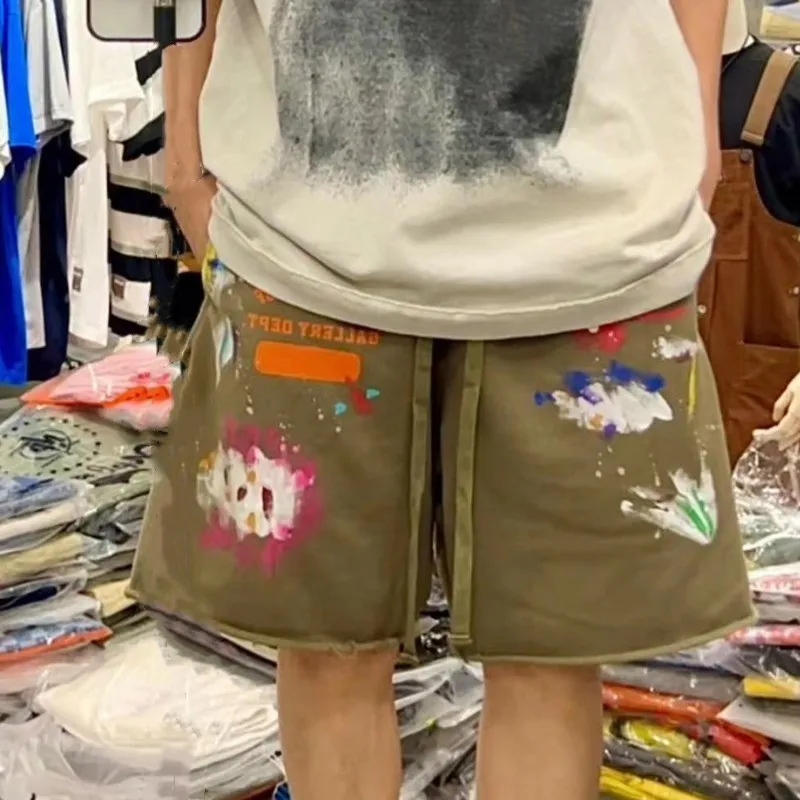 American-Graffiti-Printed-Shorts-For-Men-Cargo-Short-For-Women-Summer ...