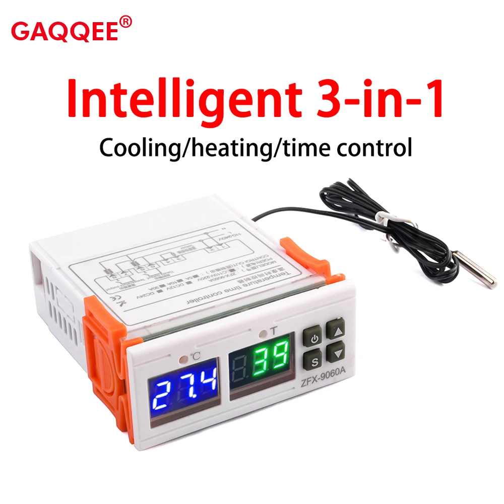 ZFX-9060A-Refrigerator-Thermostat-AC110-220V-DC12-24V-50-to-120 ...