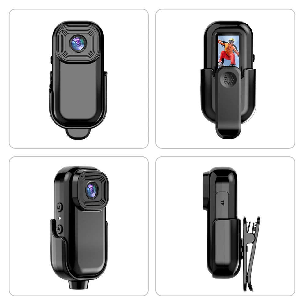 1080P Mini Action Camera Portable Pocket Cam Sport DV Video Recording ...