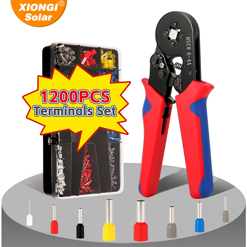 XIONGISOLAR-Crimping-Pliers-HSC8-6-4-Tubular-Terminal-Crimper-Wire-Mini ...