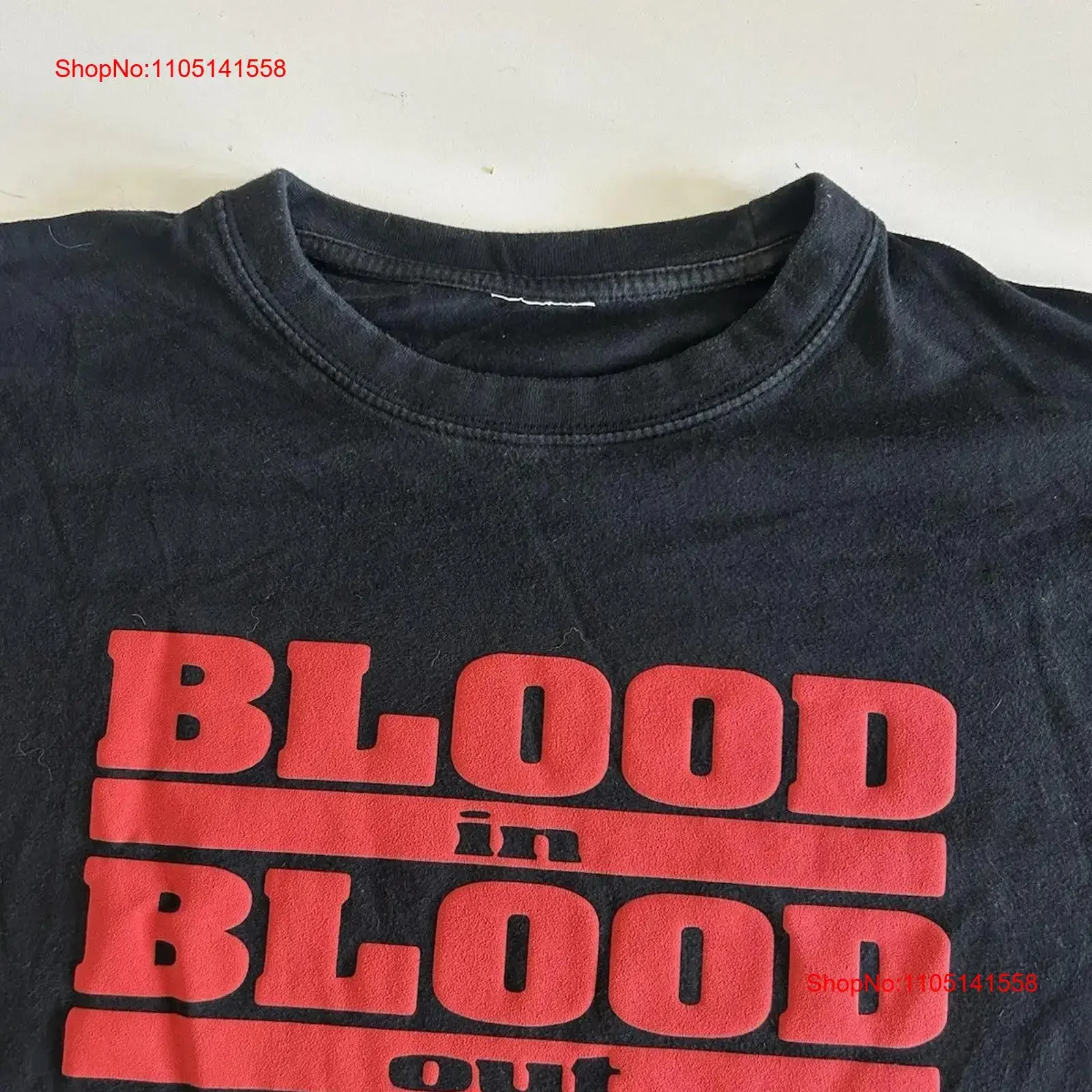 Custom 1of1 Upcycled Blood In Out Movie T Shirt XL XXL Gangster Latino ...