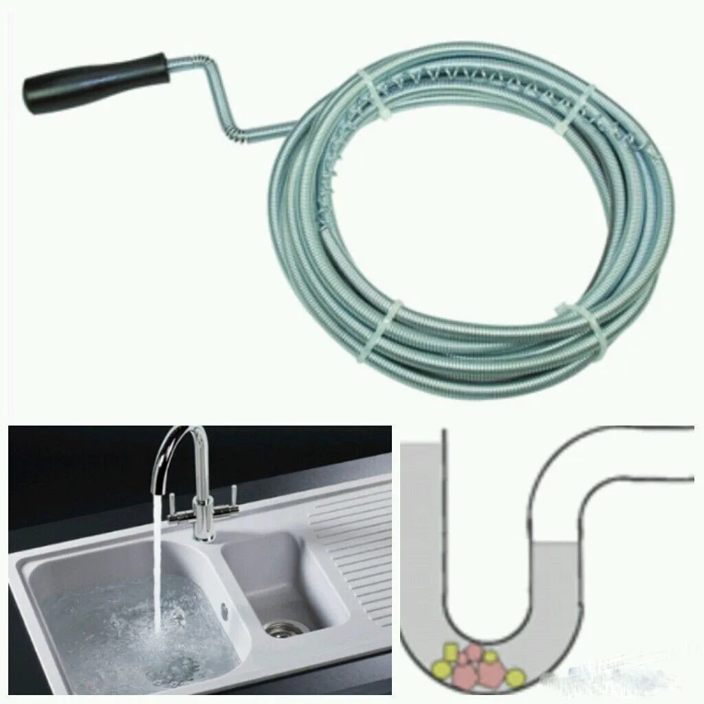 Sewer-dredge-3m-Long-Drain-Unblocker-Sink-Snake-Kitchen-Waste-Pipe ...