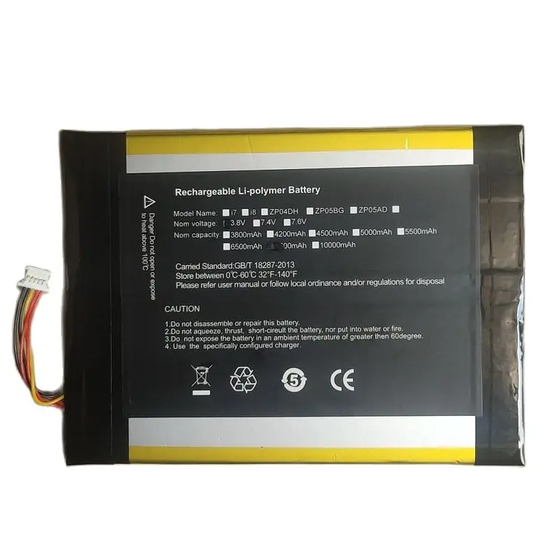 Battery for Teclast P20hd 4G Tablet PC P20 HD New Li-Polymer ...