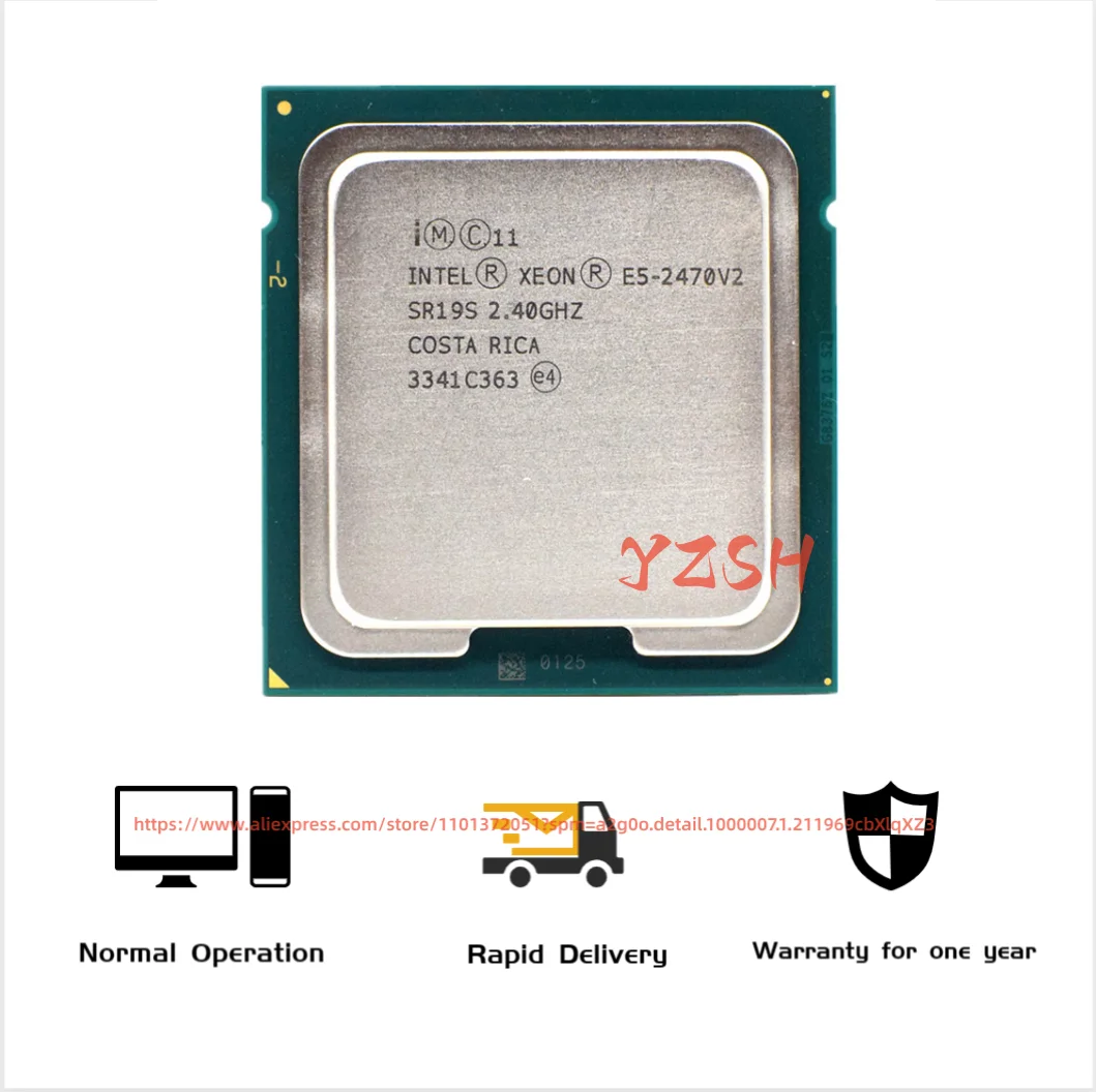 Intel Xeon E5 2470v2 E5 2470 V2 2.4ghz Ten-core Twenty-thread Cpu ...