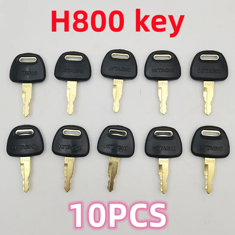 10PCS-H800-Excavator-ignition-Key-For-Hitach-ZAX-ZAXIS-Grab-BU0028 ...