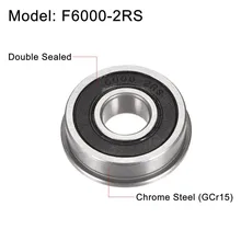 4PCS Flange Bearing F6000 10x26x8mm F6001 F6002 F6003 F6004 F6005 F6006 ...