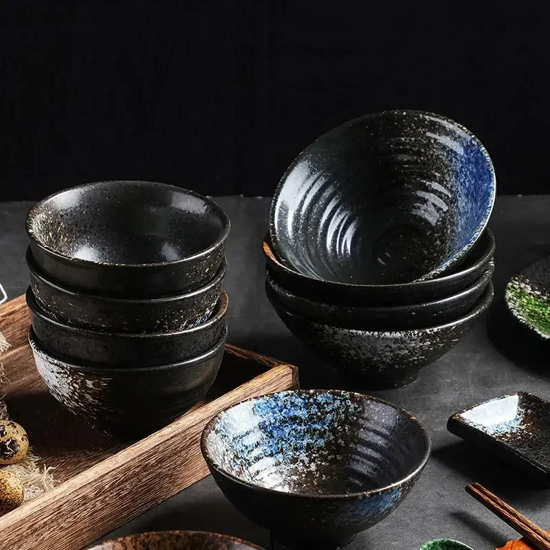 5 Inch Japanese-style Ceramic Bowl Creativity Household 4.5inch Rice ...