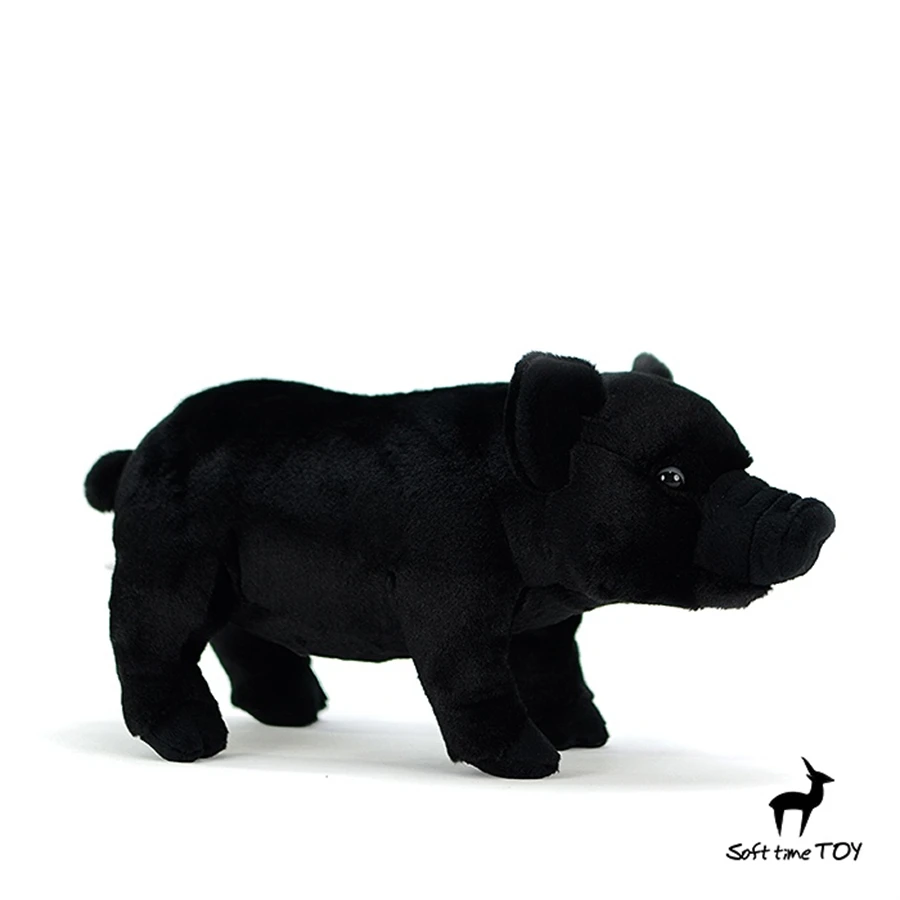 Black Pig Stuffed Animal | Black Stuffed Pig Toy | Black Pig Plush Toys ...