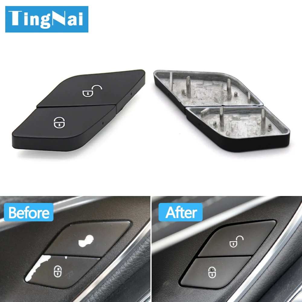 LHD RHD Car Central Door Lock Unlock Switch Repair Button Cover For ...