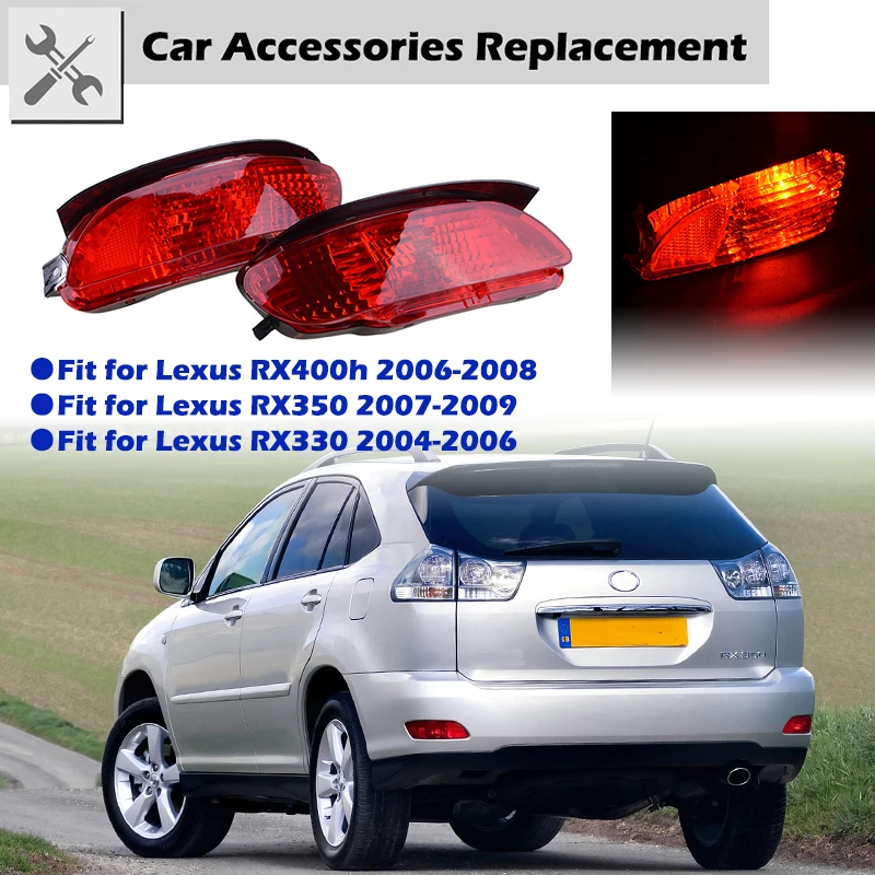 Rear-Tail-Fog-Light-Marker-Bumper-Light-Fit-For-Lexus-RX400h-2006-2008 ...