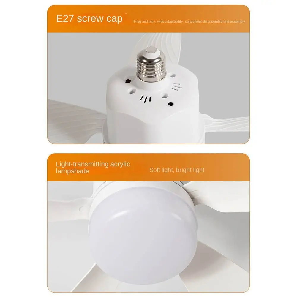 with Lights Ceiling Fan Light Dimmable 3 Gears Ceiling Lamp Energy ...