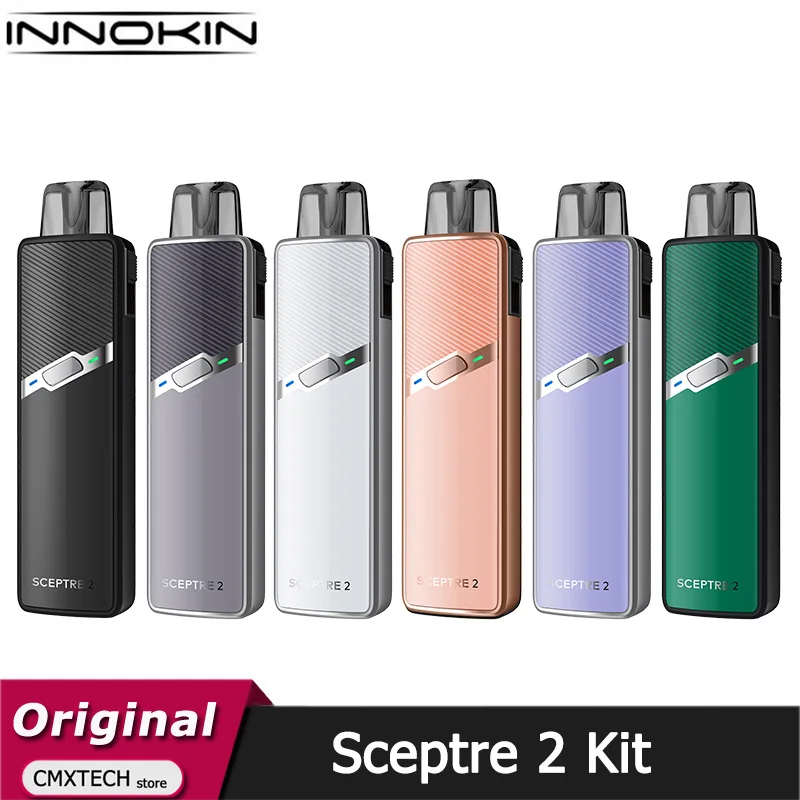 Original-Innokin-Sceptre-2-Pod-Kit-1400mAh-Battery-Vape-3ml-Cartridge ...