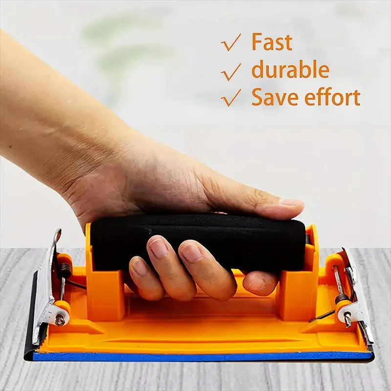 1-Piece-of-Sandpaper-Holder-Wall-Polishing-Tools-Plastic-Sandpaper-Iron ...