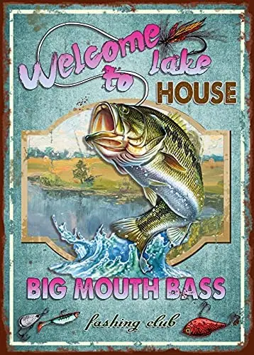 Bass Fishing Signs