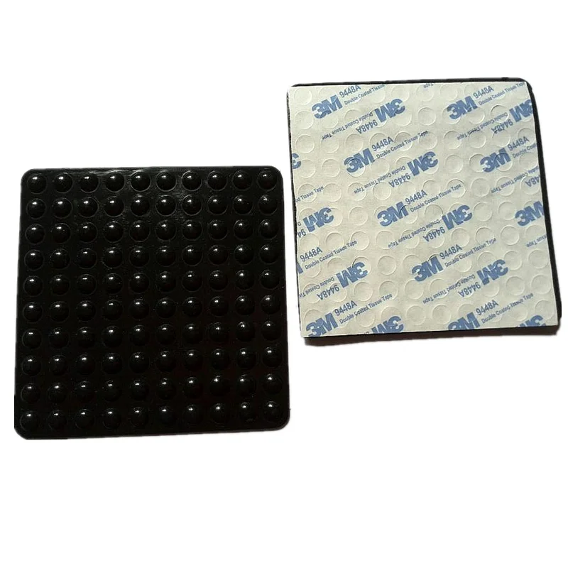 1000-PCS-8mm-x-2-5mm-Black-anti-slip-silicone-rubber-plastic-bumper ...