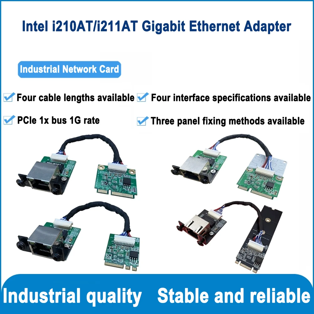 Industrial-grade-Intel-Gigabit-NIC-i210AT-i211AT-mPCIE-M-2-NVME ...