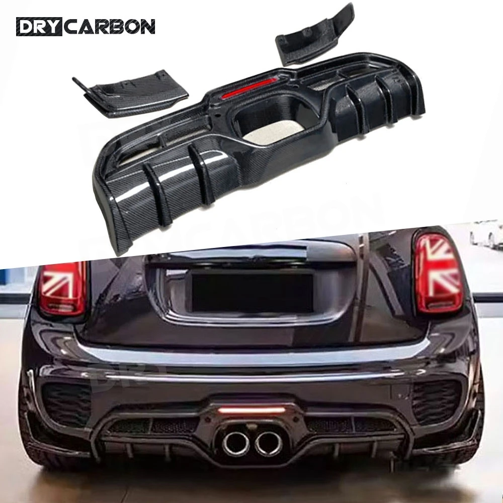 Rear-Diffuser-Spoiler-With-Led-Side-Splitters-Canards-FlapsKits-For-BMW ...
