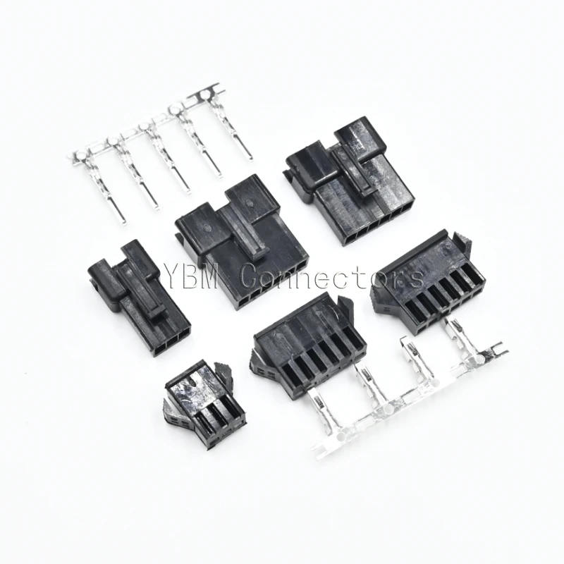 10 Sets 2/3/4/5/6/7/8 Pin JST SM Wire Connector Plug Pitch 2.54mm Male Female Housing ...