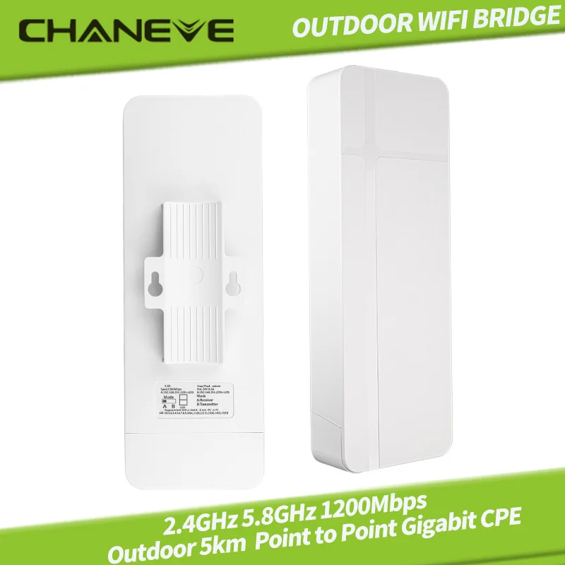 CHANEVE-10-100M-1000Mbps-Router-5KM-WiFi-5Ghz-Access-Point-1200Mbps ...