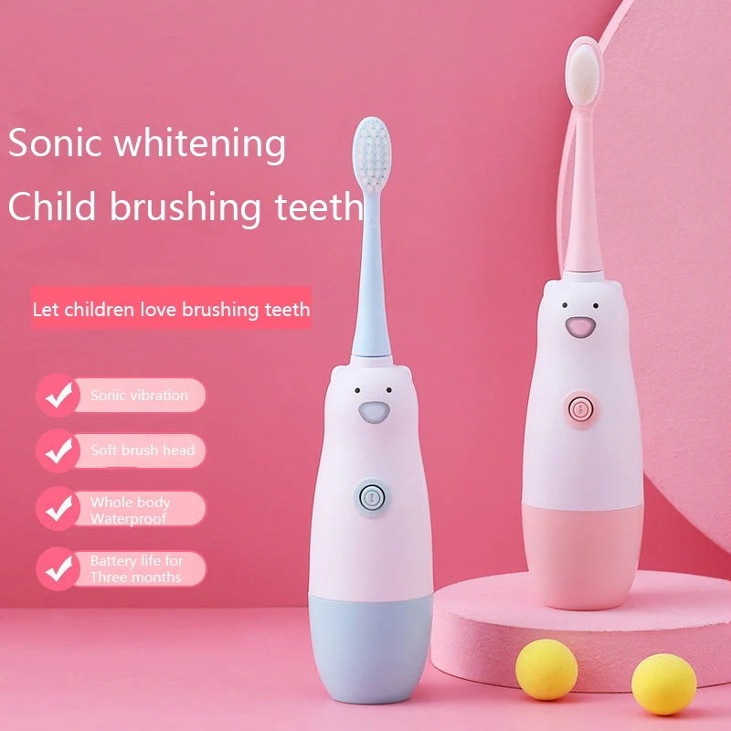 Electric Toothbrush Kids Children's Sonic Electric Toothbrush Children ...